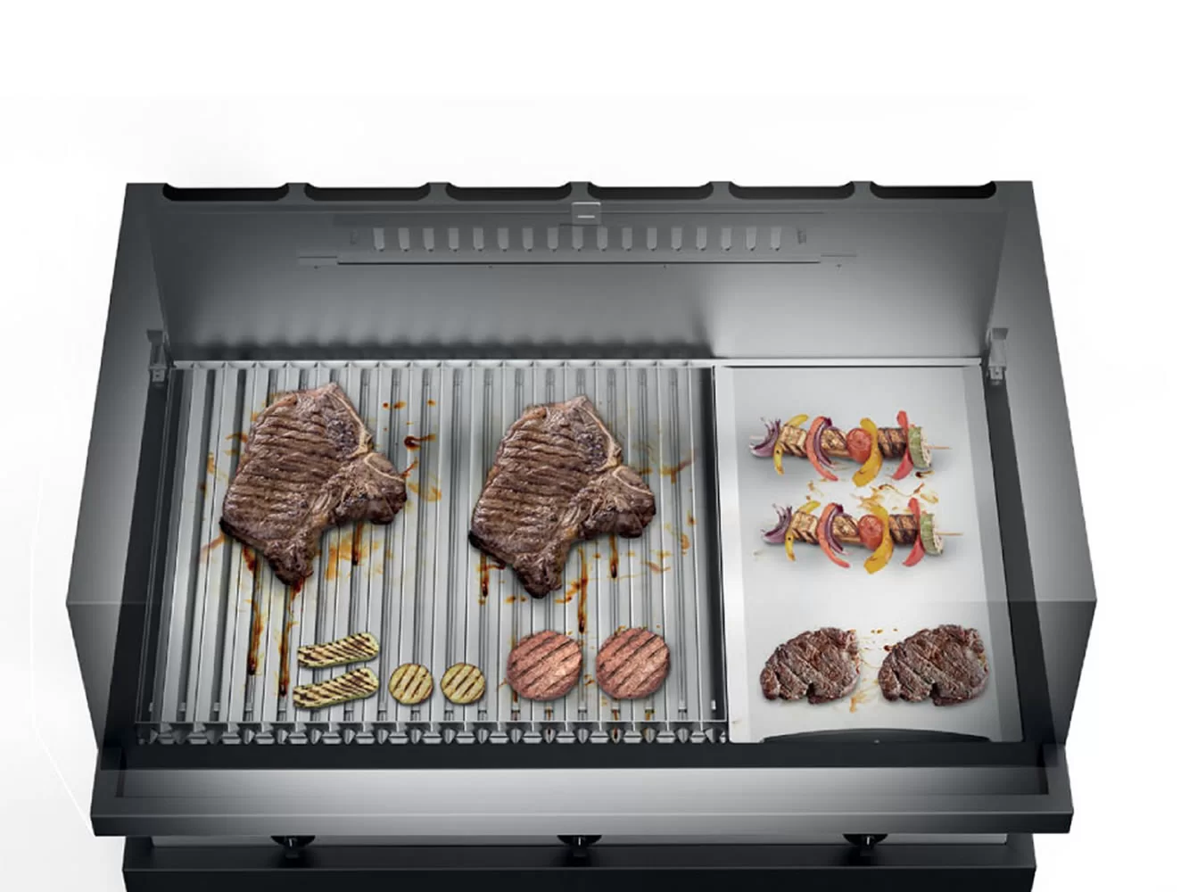 Fògher Gas Barbecue FGA 750 with Fixed Tubular Legs